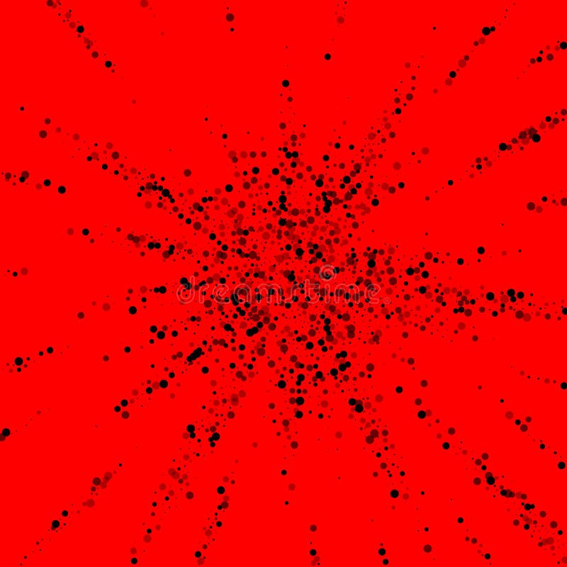 Scattered Dense Balck Dots. Dark Points Dispersion Stock Vector ...