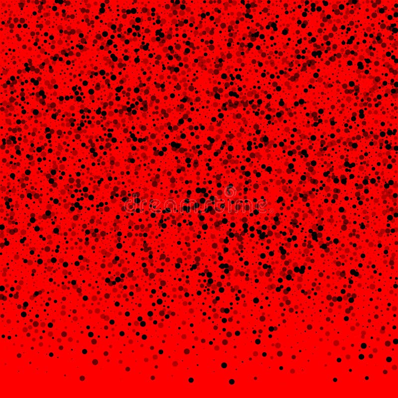 Scattered Dense Balck Dots. Dark Points Dispersion Stock Vector ...