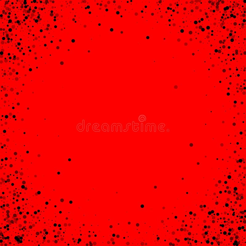 Scattered Dense Balck Dots. Dark Points Dispersion Stock Vector ...