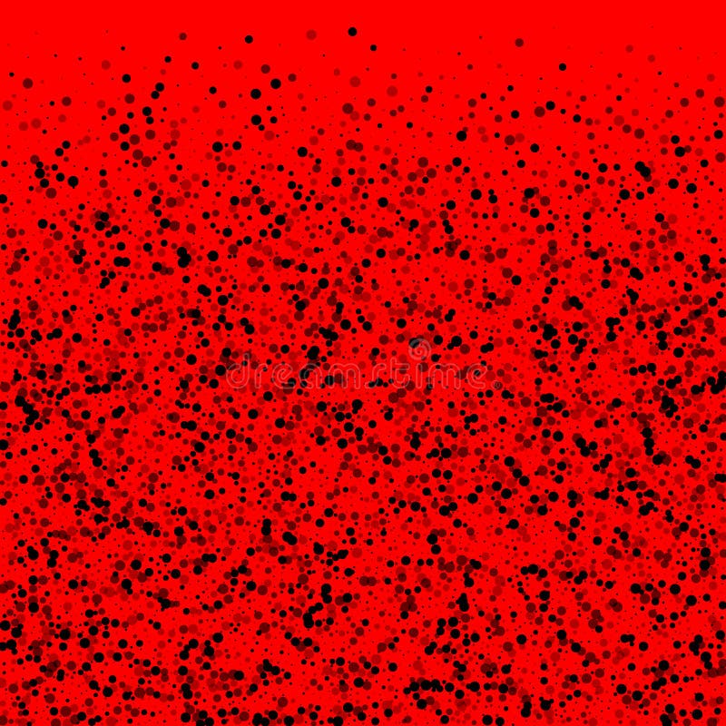 Scattered Dense Balck Dots. Dark Points Dispersion Stock Vector ...