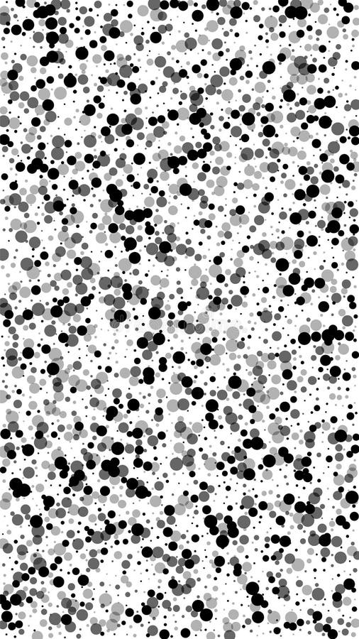 Scattered Dense Balck Dots. Dark Points Dispersion Stock Vector ...