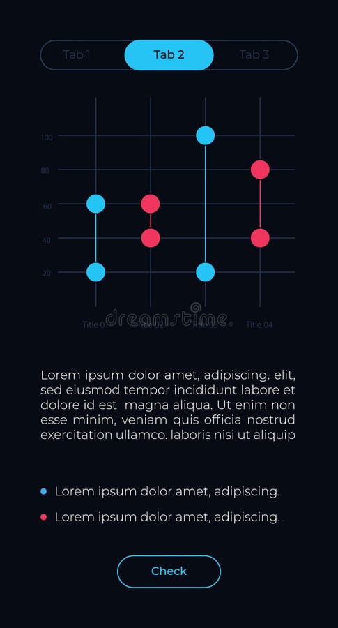 Scattered Dot Chart UI Element Template Stock Vector - Illustration of graph, dashboard: 262174773