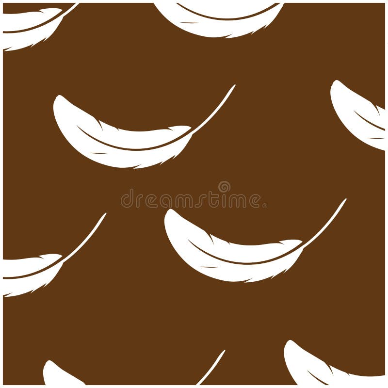 Scattered Feather Background Vektor Stock Vector - Illustration of ...