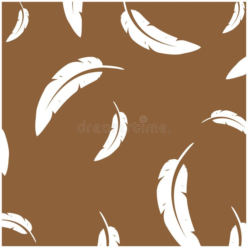 Scattered Feather Background Vektor Stock Vector - Illustration of ...