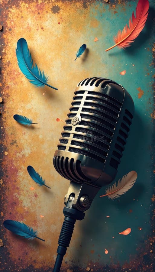 Scattered Feathers, Chipped Microphone, Faded Backdrop, Faded, Silence ...