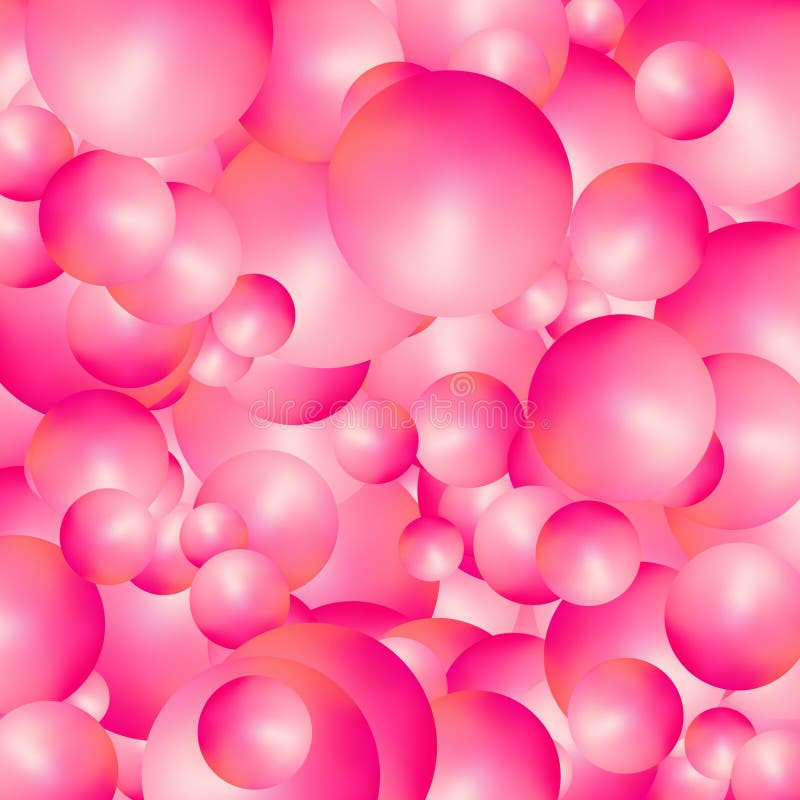 Scattered Floating Colored Spheres on a Vibrant Background - 3D Render ...