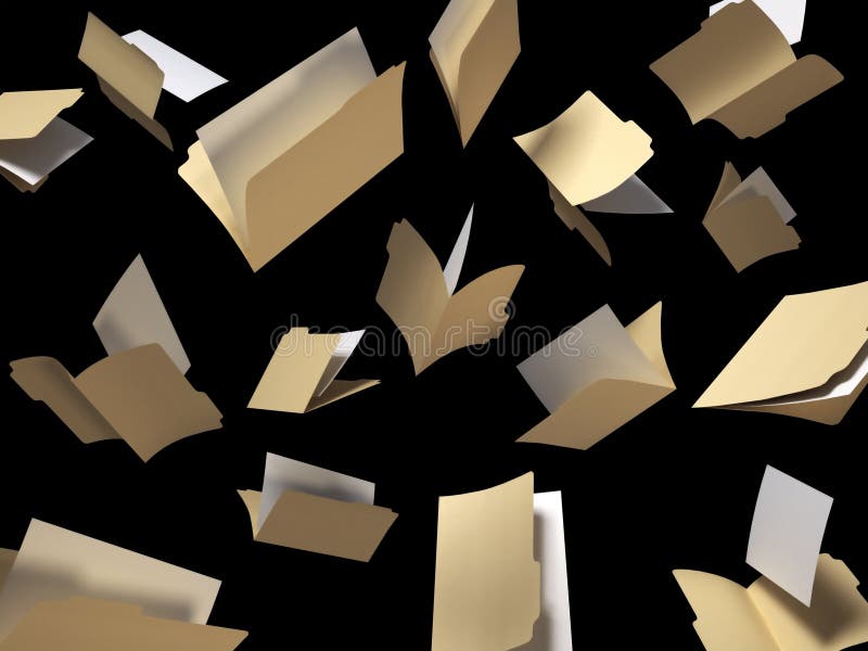 File folders stock image. Image of archive, operations - 1142559