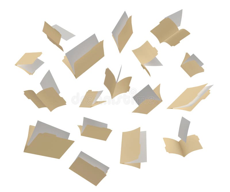 File folders stock image. Image of archive, operations - 1142559