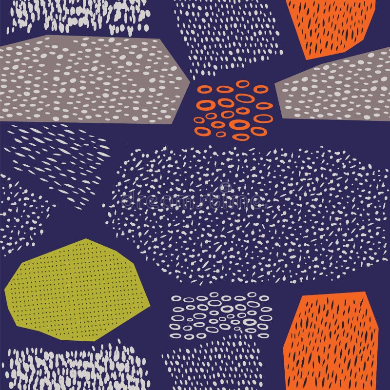 Scattered Geometric Line Shapes. Stock Illustration - Illustration of ...