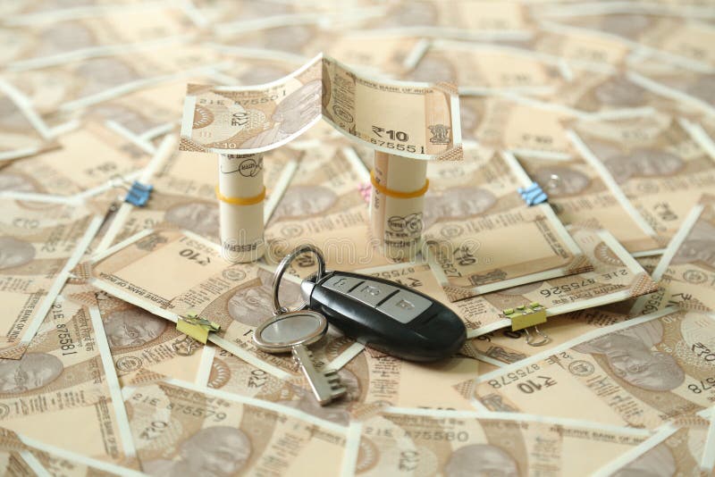 Scattered Indian Currency Notes and Rolls 10 Rupee Currency Note Design ...