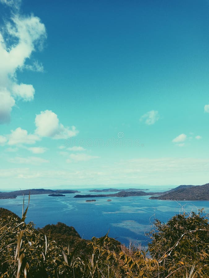 Scattered Islets stock photo. Image of nature, cloud - 179723470