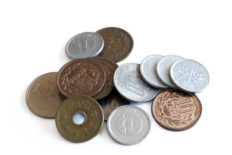 Japanese Yen Coins Collection Stock Image - Image of japan, japanese ...
