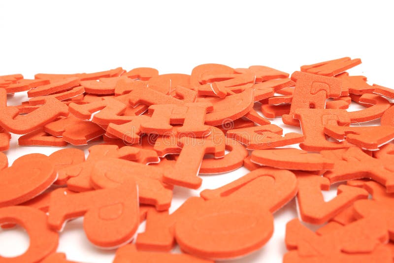 Scattered Letters On White Picture. Image: 2374510