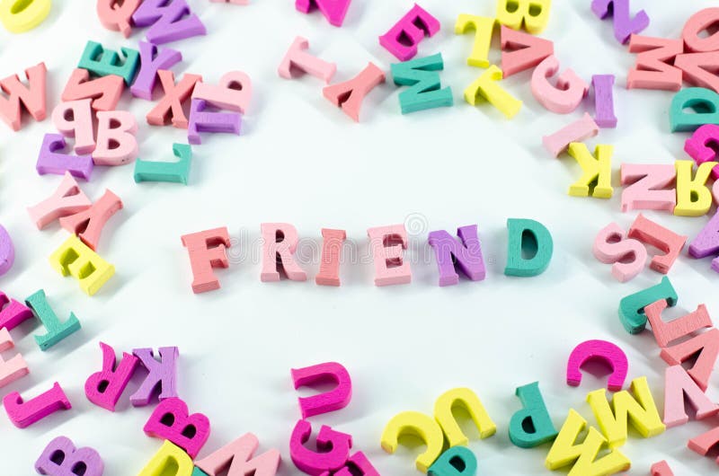 Scattered Letters on a White Surface. Word among Letters. the Word ...