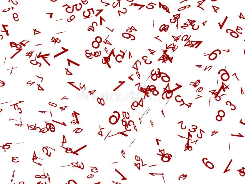 Scattered Numbers Stock Illustrations – 3,858 Scattered Numbers Stock ...