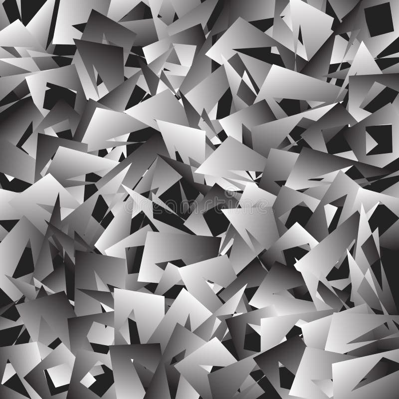 Scattered Pattern. Scattered Overlapping Random Shapes Geometric Stock ...