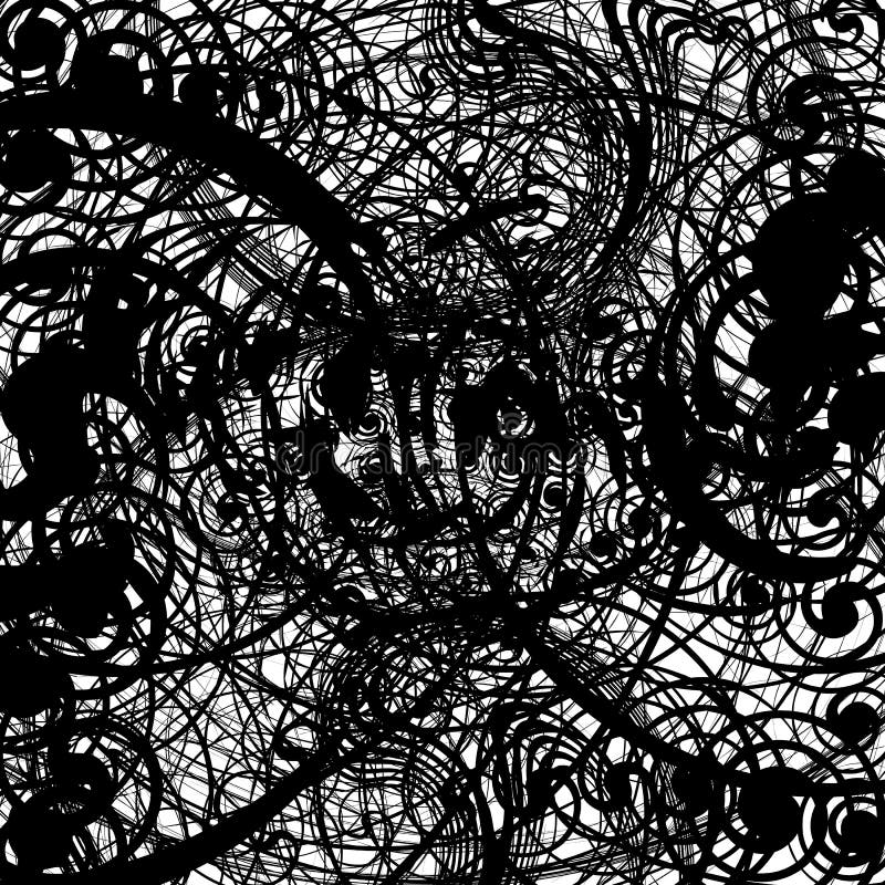 Scattered Pattern. Scattered Overlapping Random Shapes Geometric Stock ...