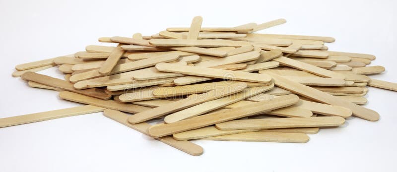 Scattered Pile of Popsicle Sticks Stock Photo - Image of pile, project ...
