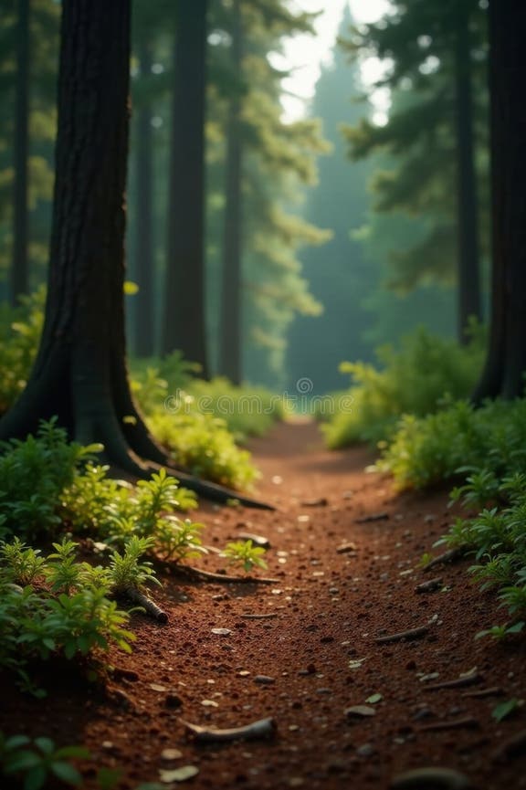 Scattered Pine Branches, Needles Strewn Across Forest Floor, Texture ...