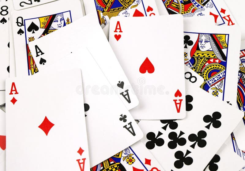 Scattered Cards Background stock image. Image of lucky - 29875785