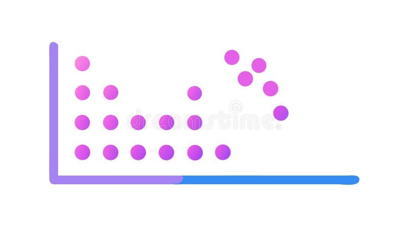 Scattered Plot Data Graph Statistics Graphic, Vector Design Generative AI Stock Vector ...