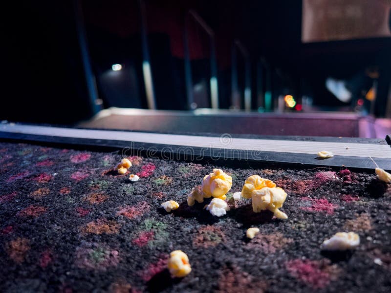 Popcorn on the Floor stock image. Image of salt, color - 95167969