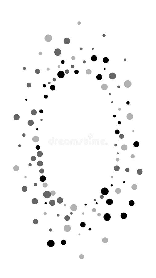 Random black dots. stock vector. Illustration of abstract - 98221905
