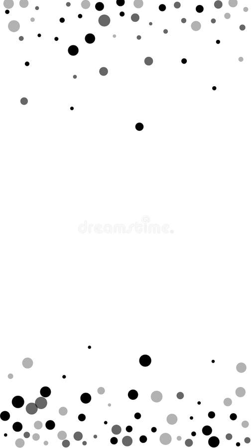 Scattered Random Black Dots. Dark Points Dispersio Stock Illustration ...