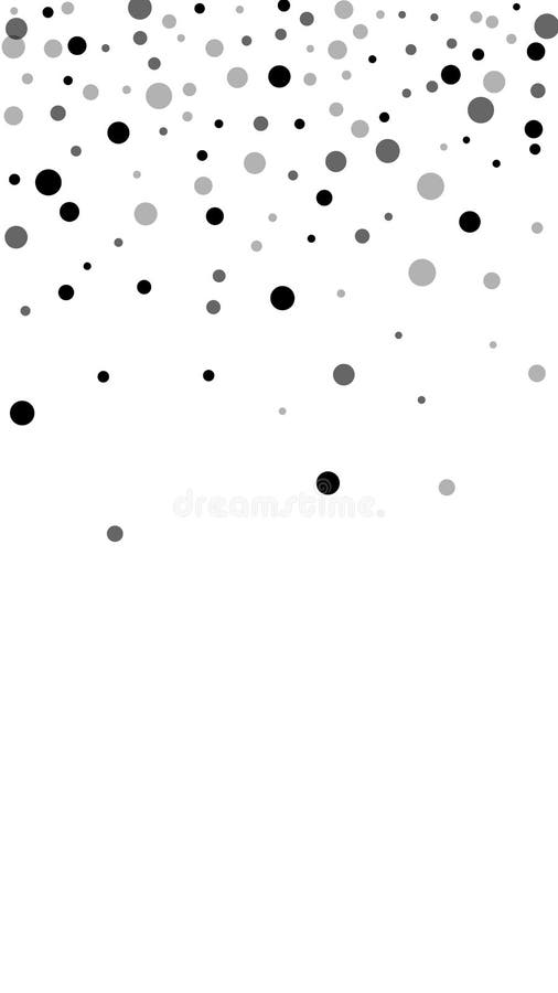 Scattered Random Black Dots. Dark Points Dispersio Stock Vector ...