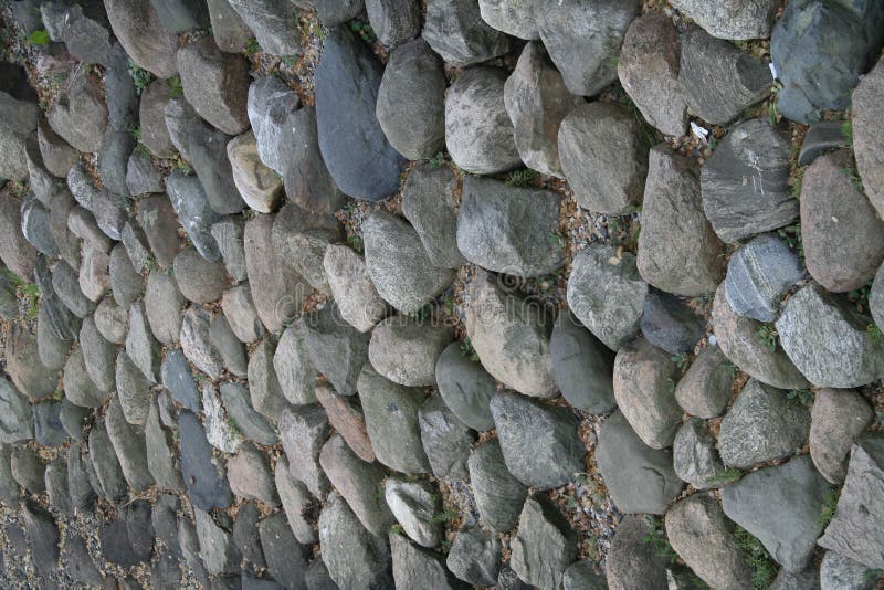 Round Rocks Stacked Outside Stock Image - Image of gray, stack: 541411