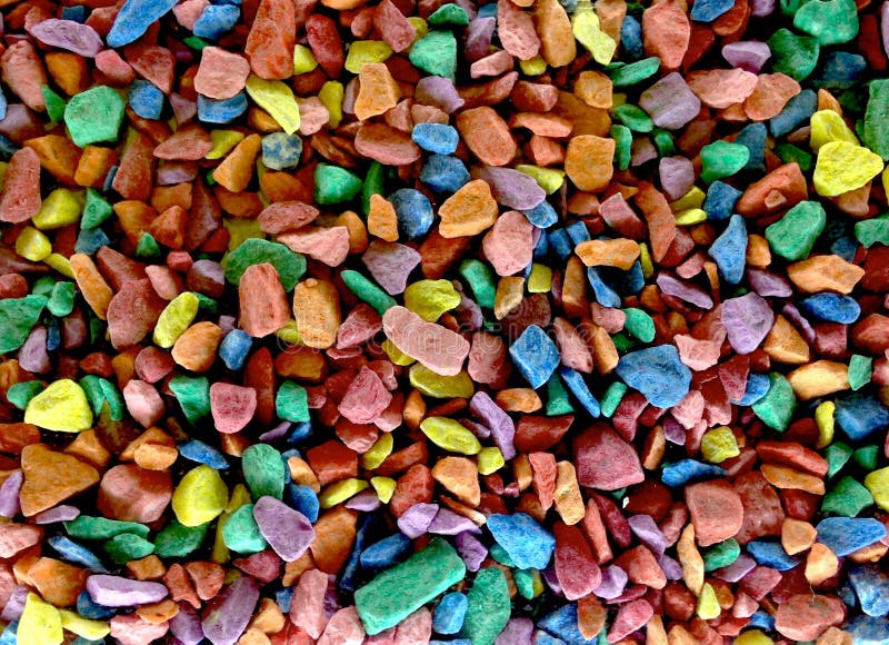 Scattered Small Bright Colored Stones Stock Photo - Image of colored ...
