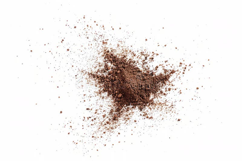 Scattered Soil Particles Forming a Starburst Pattern in Mid-air, Set ...