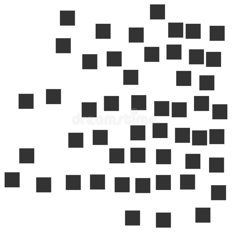 Scattered Square Particles Vector Icon Flat Illustration Stock Vector ...