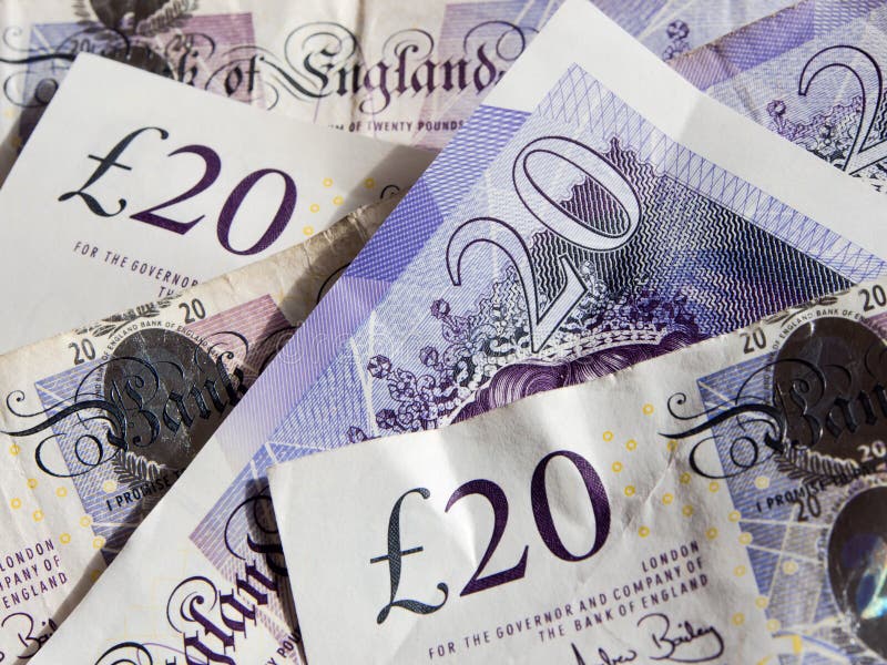 Twenty Pound Notes editorial photography. Image of spread - 47100007