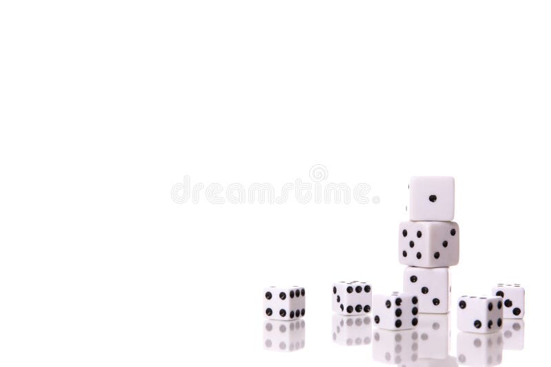 Dice Stack stock photo. Image of jackpot, gaming, gamble - 19511274