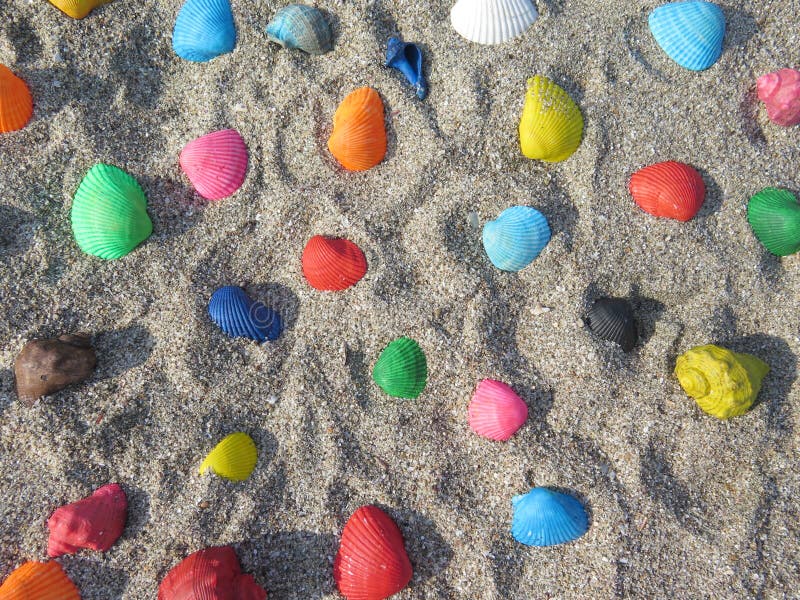 Scattering Colored Shell Sand Stock Photos - Free & Royalty-Free Stock ...