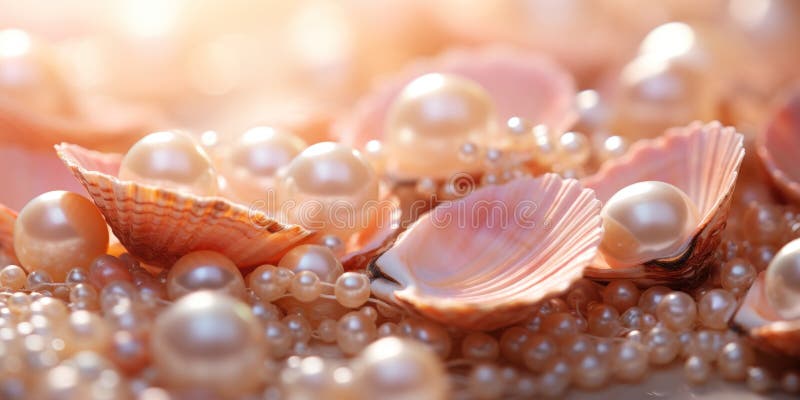 A Scattering of Pearls and Peach-colored Shells in the Rays of the Sun ...