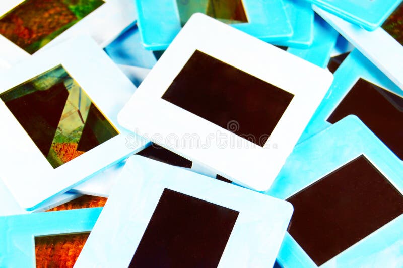 Scattering of Retro Slide Film Stock Image - Image of card, scattering ...