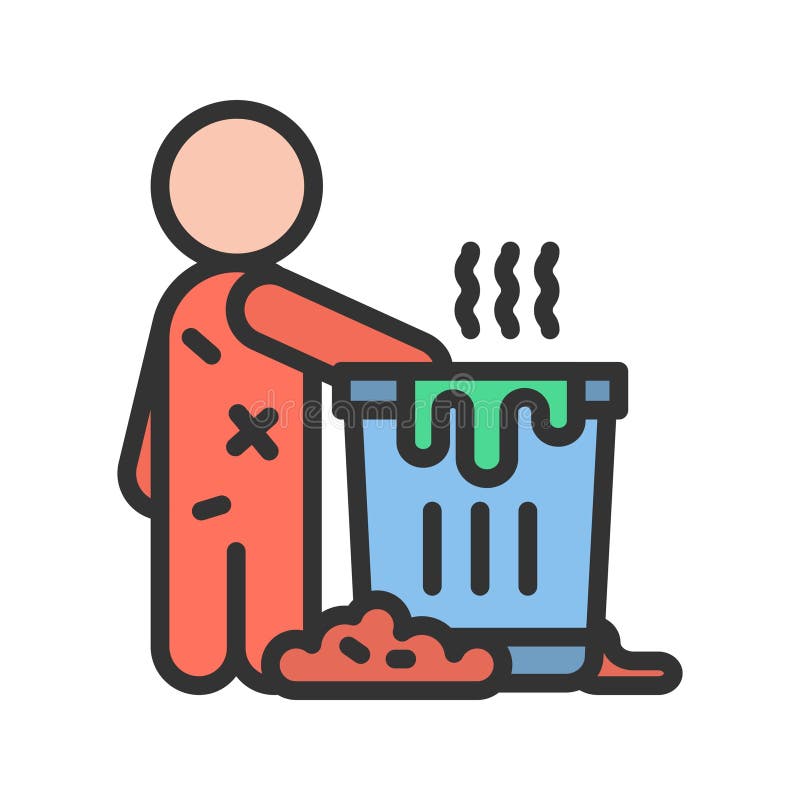 Scavenger Icon Vector Image. Stock Vector - Illustration of poor ...