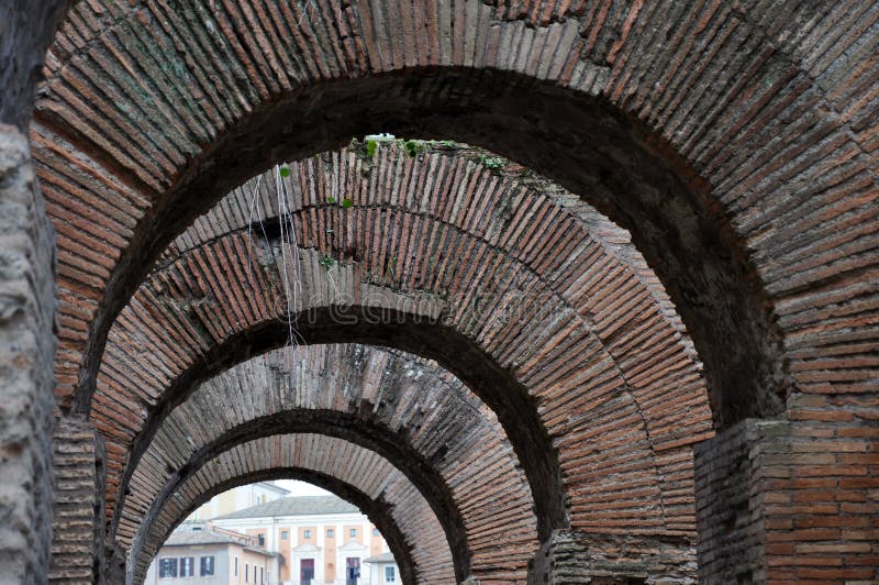Scavi Archeologici in Roman Forum, Roma, Italia Fotografia Stock ...