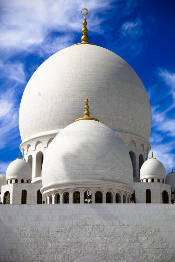 Sceicco Zayed Grand Mosque fotografia stock. Immagine di moschea - 20261618