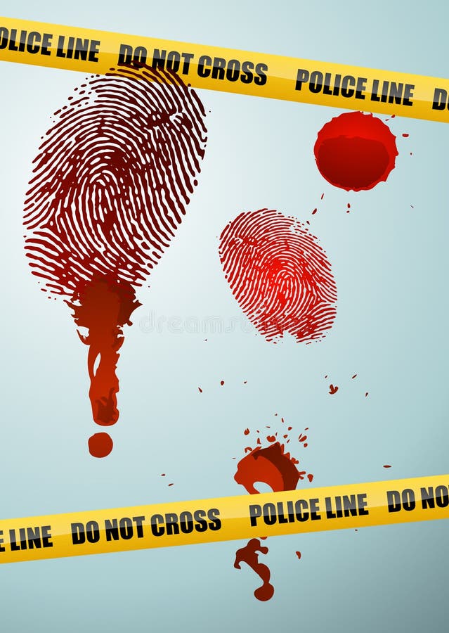 Profilo Del Gesso Del Cadavere Del Nastro Della Scena Del Crimine ...