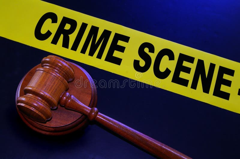 Scena del crimine fotografia stock. Immagine di obbligazione - 19421274