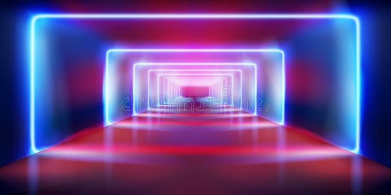 Light Performance on the Stage. Vector Illustration. Stock Vector ...