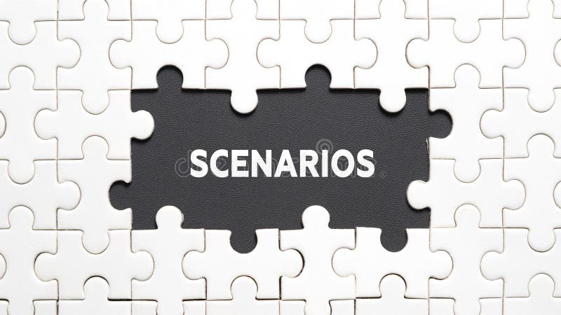 Scenarios stock image. Image of text, number, management - 383360015