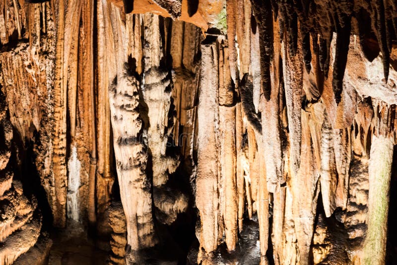 Scene from the Amazing Bulgarian Cave Magura Stock Image - Image of ...