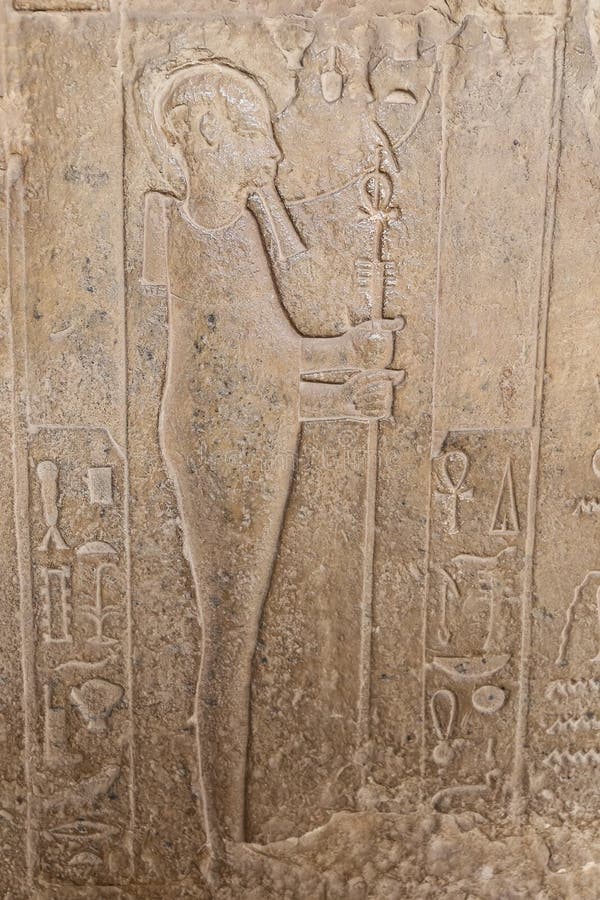 Scene in Memphis, Cairo, Egypt Stock Image - Image of stone ...