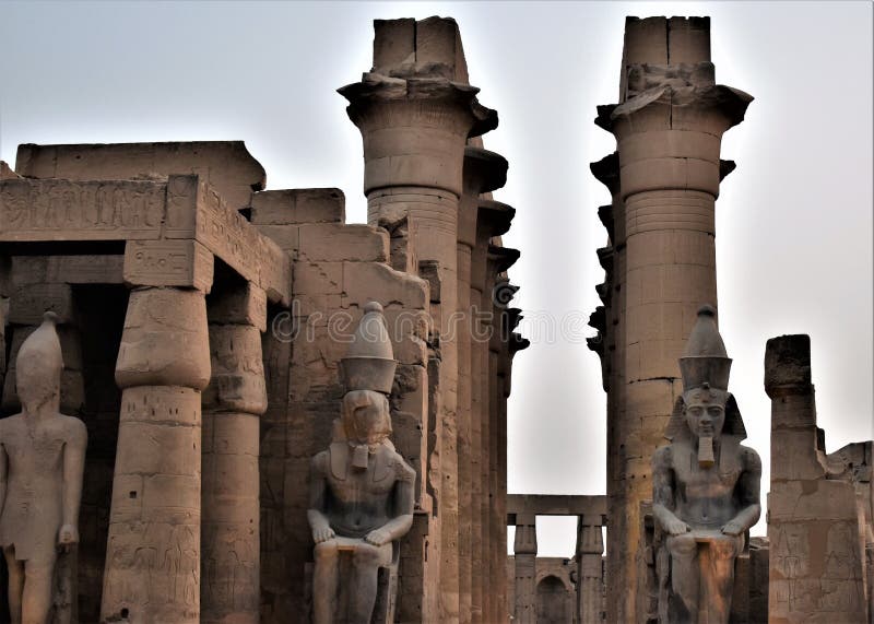 Scene from Egyptian Temples on the Nile River Editorial Stock Image ...