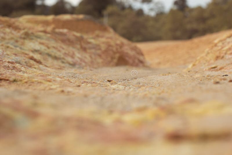 Scene Around the Deserted Land Due To Deforestation and Earth Mining ...