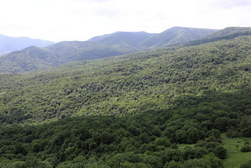 Scene of Azish-Tau Ridge in Summer Stock Image - Image of adygea ...